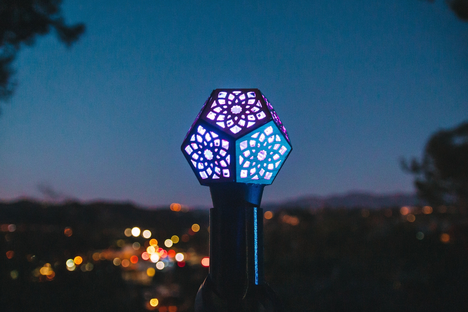 Bulbgeo LED Shadow Light Lotus Dodecahedron | Etsy
