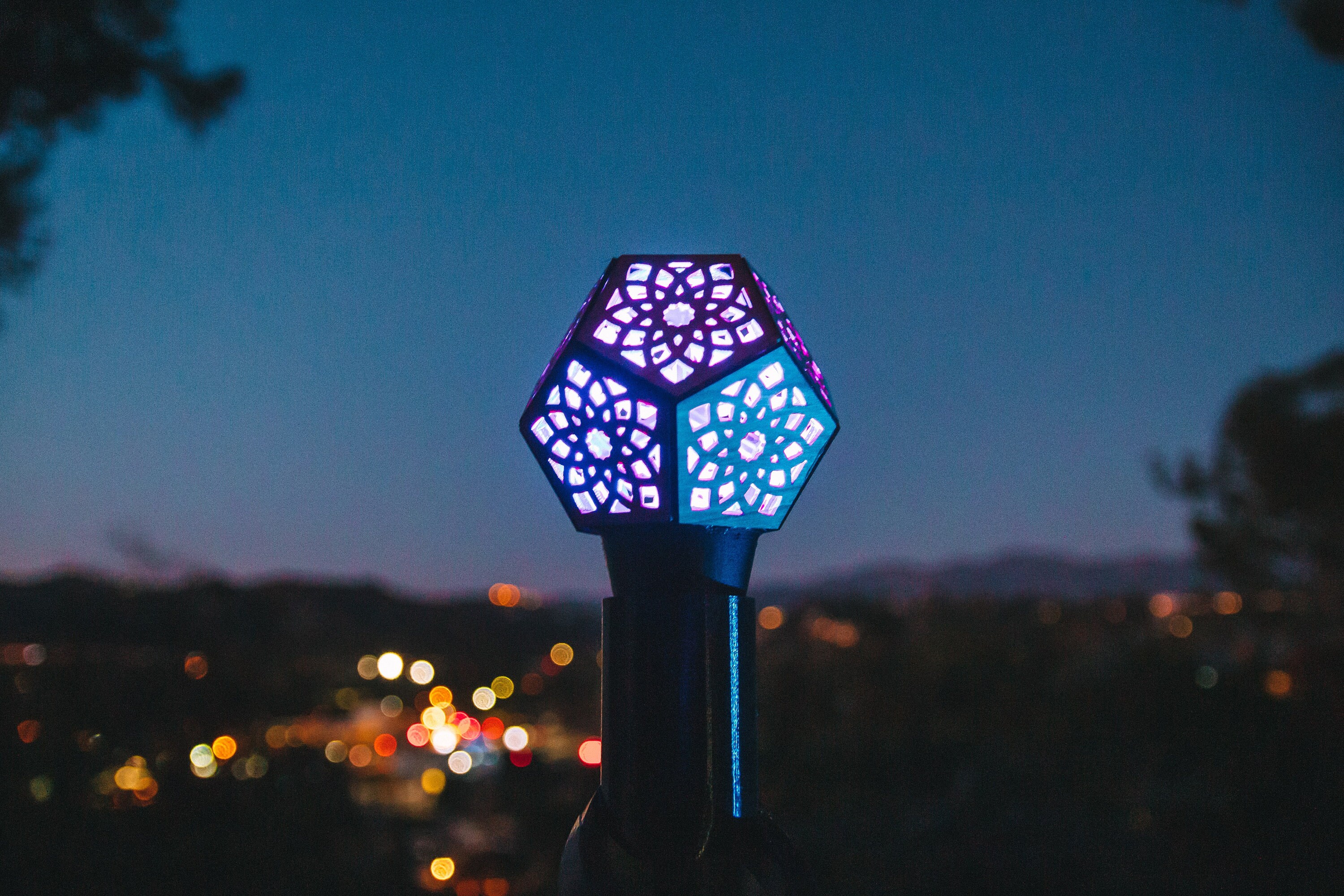 Bulbgeo LED Shadow Light Lotus Dodecahedron | Etsy
