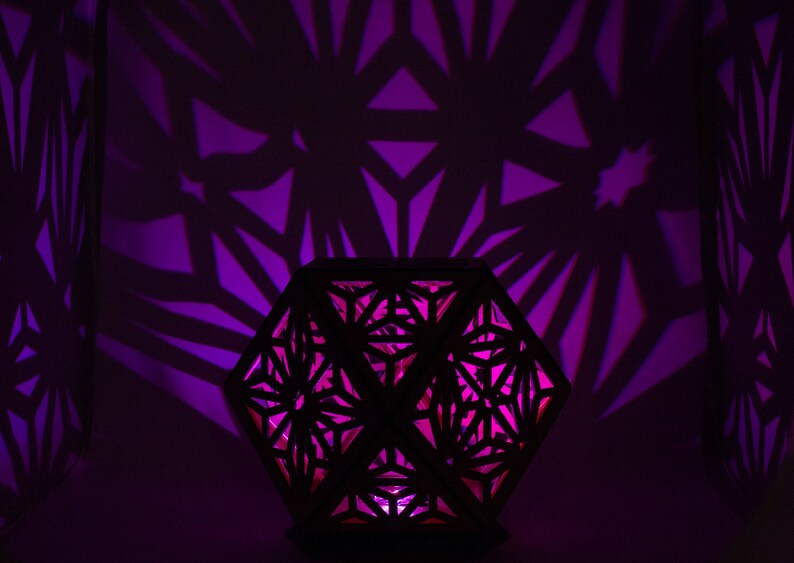 Lampgeo || the Sacred Cube || Rechargeable Portable Shadow Lamp - Etsy