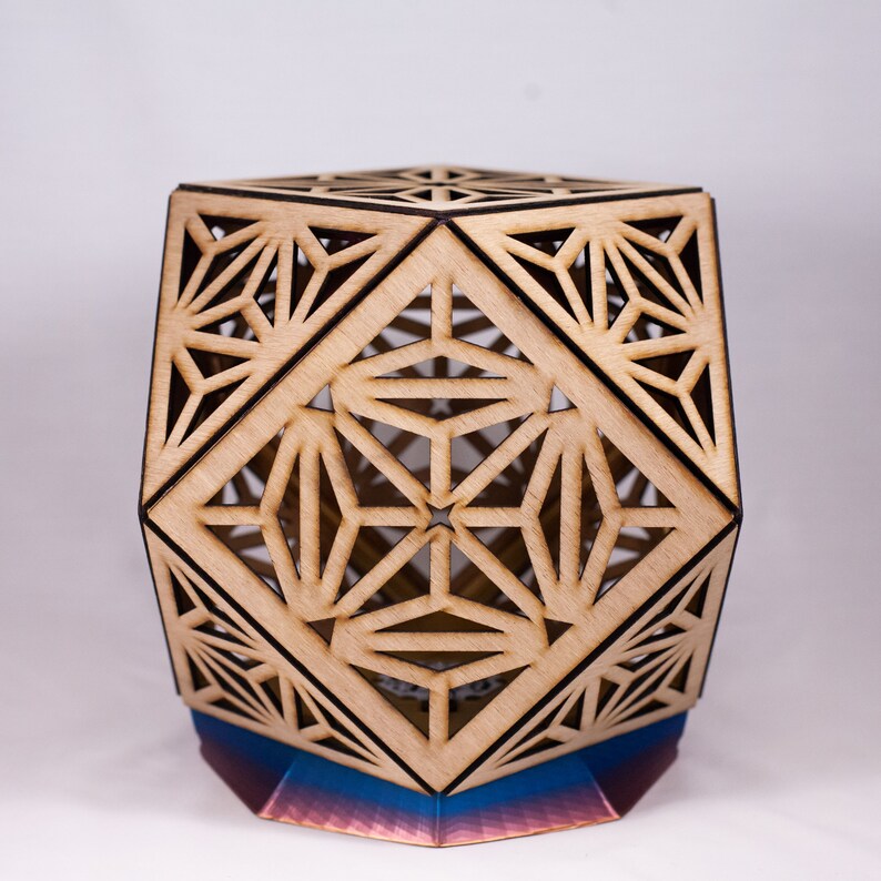 Lampgeo the Sacred Cube Rechargeable Portable Shadow | Etsy