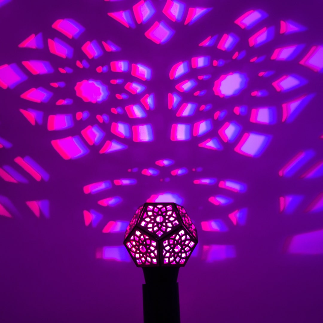 Bulbgeo || LED Shadow Light || Lotus Dodecahedron - Etsy
