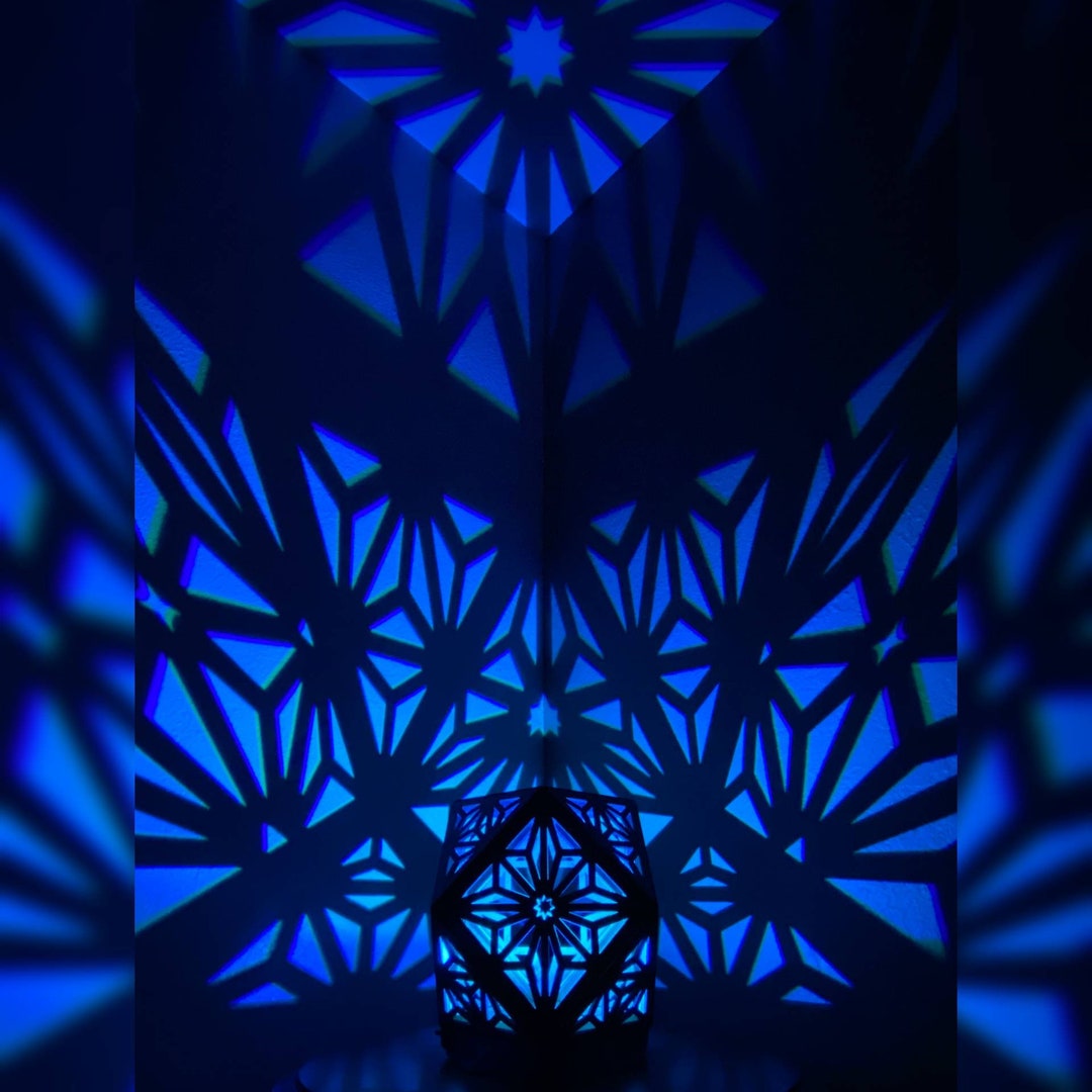 Lampgeo || the Sacred Cube || Rechargeable Portable Shadow Lamp - Etsy