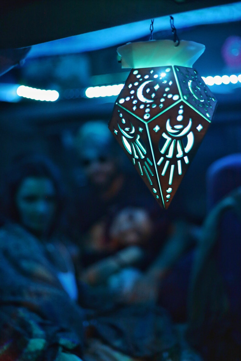 Lampgeo || Luna Lux || Rechargable LED Shadow Lamp - Etsy