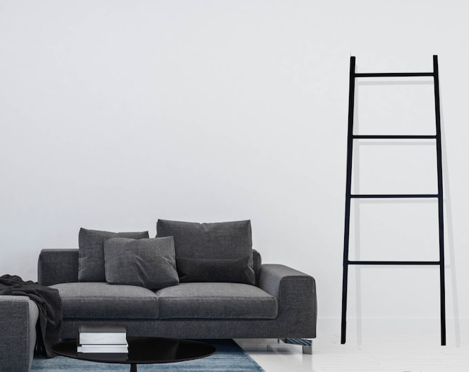 71 Tall Display Ladder 1 Iron Metal Blanket Ladder Rack - Etsy