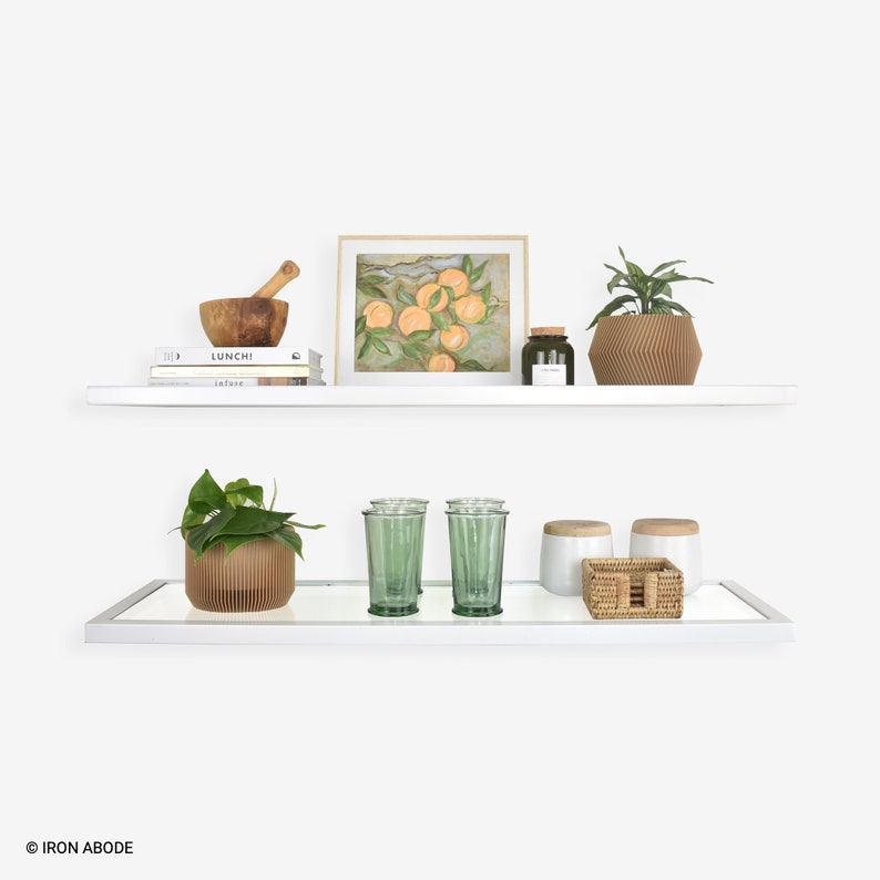 Felix Glass Shelf Unit- Glass Floating Shelf- Wall Mounted - Custom - Etsy