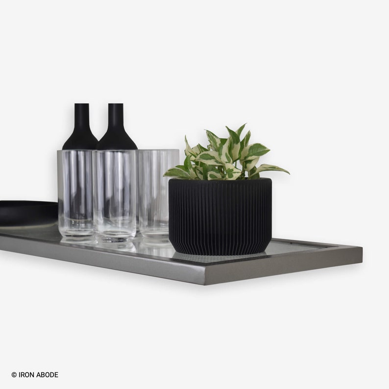 Felix Glass Shelf Unit Glass Floating Shelf Wall Mounted - Etsy