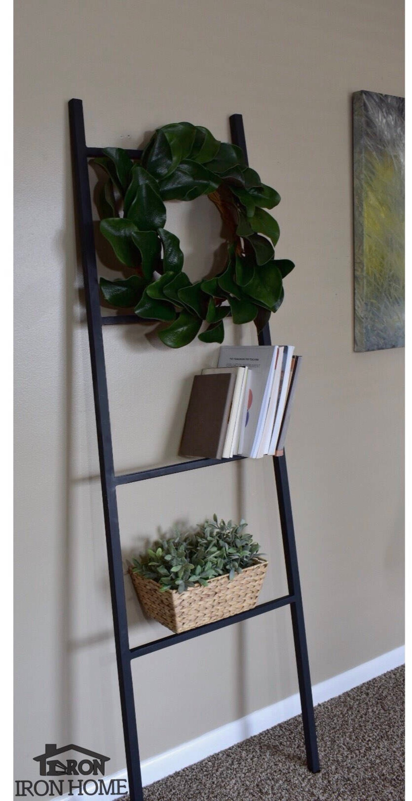 71 Tall Display Ladder 1 Iron Metal Blanket - Etsy