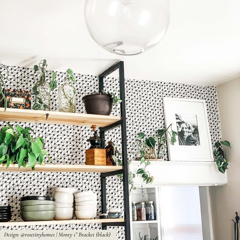 Monty 1 Bracket Ceiling or Wall Mounted Shelf Bracket - Etsy