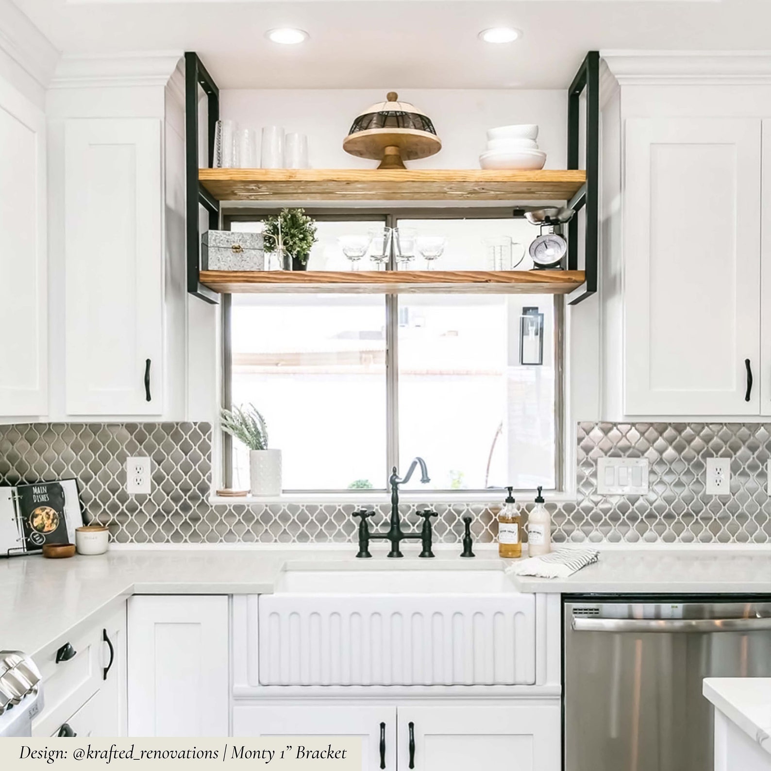 Monty 1 Bracket Ceiling or Wall Mounted Shelf Bracket - Etsy