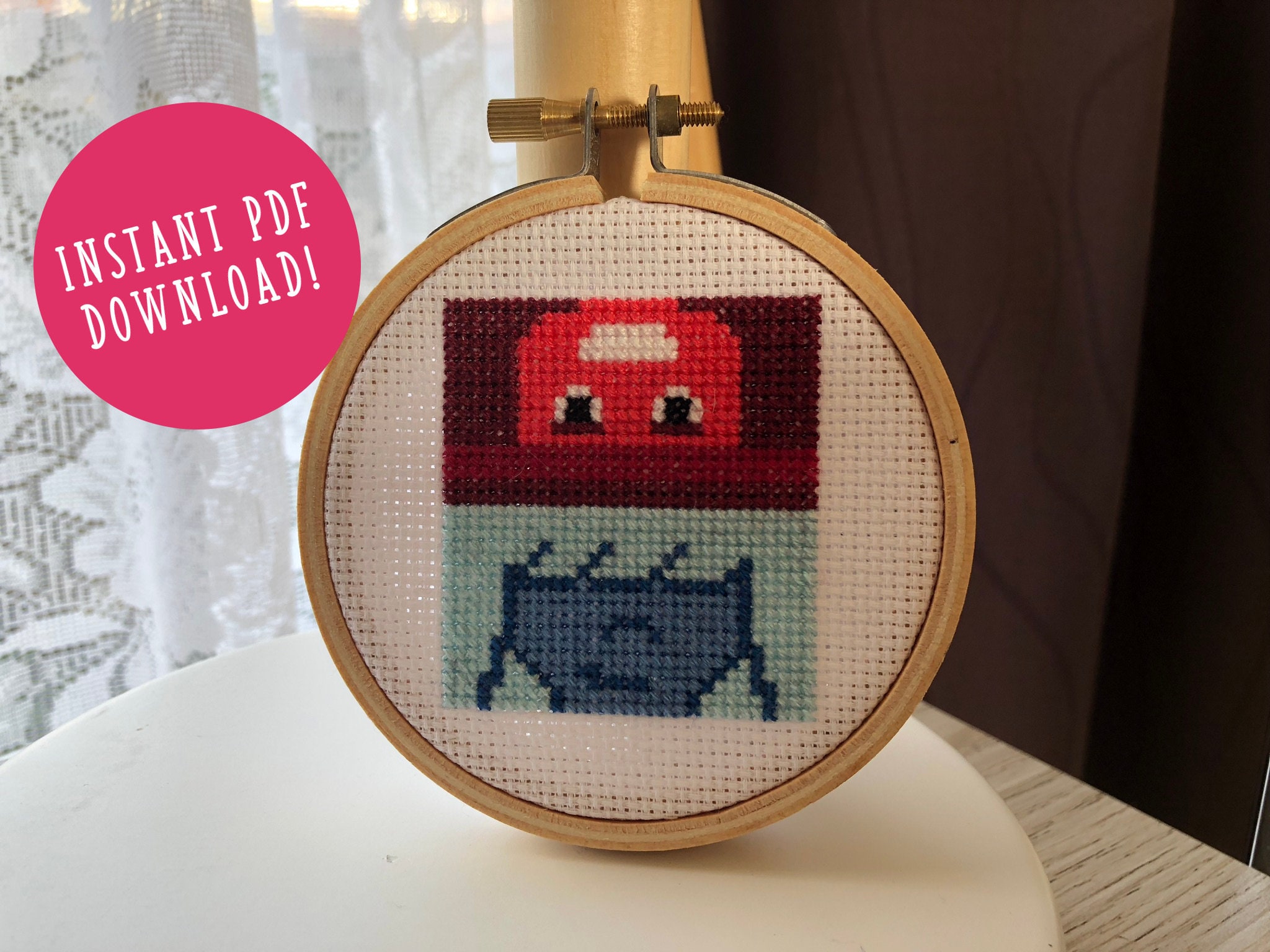 Steven Universe Ruby & Sapphire Mini Cross Stitch PDF Pattern - Etsy