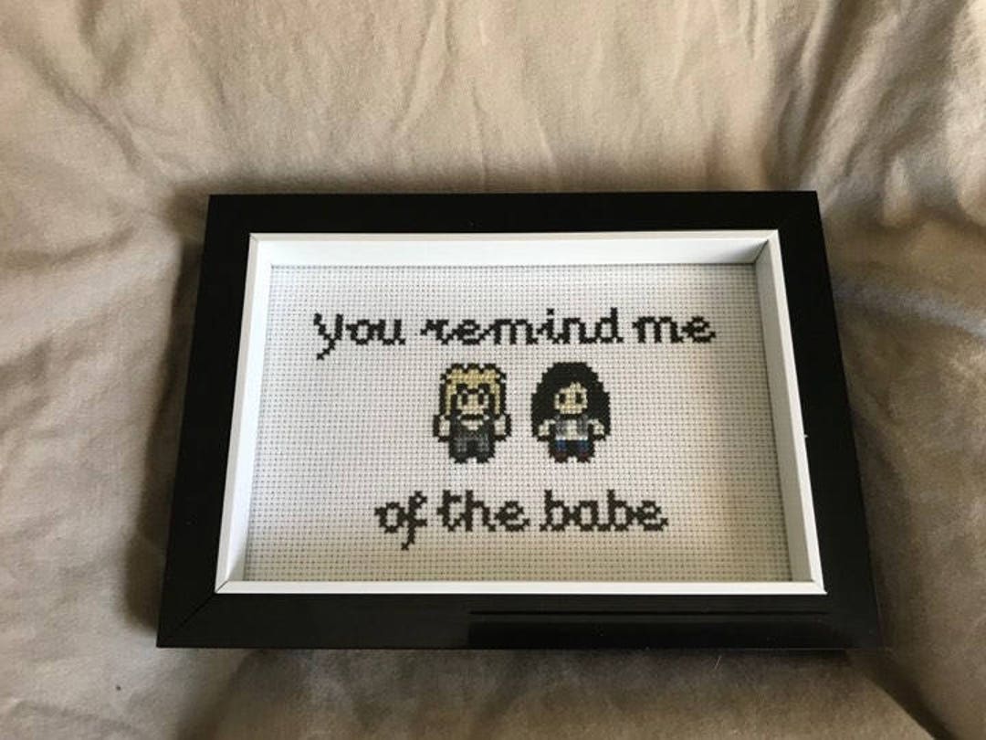 Labyrinth "you Remind Me of the Babe" Jareth & Sarah - PDF Cross Stitch ...