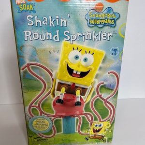Vtg Spongebob Squarepants Water Sprinkler / Shakin Round Sprinkler ...