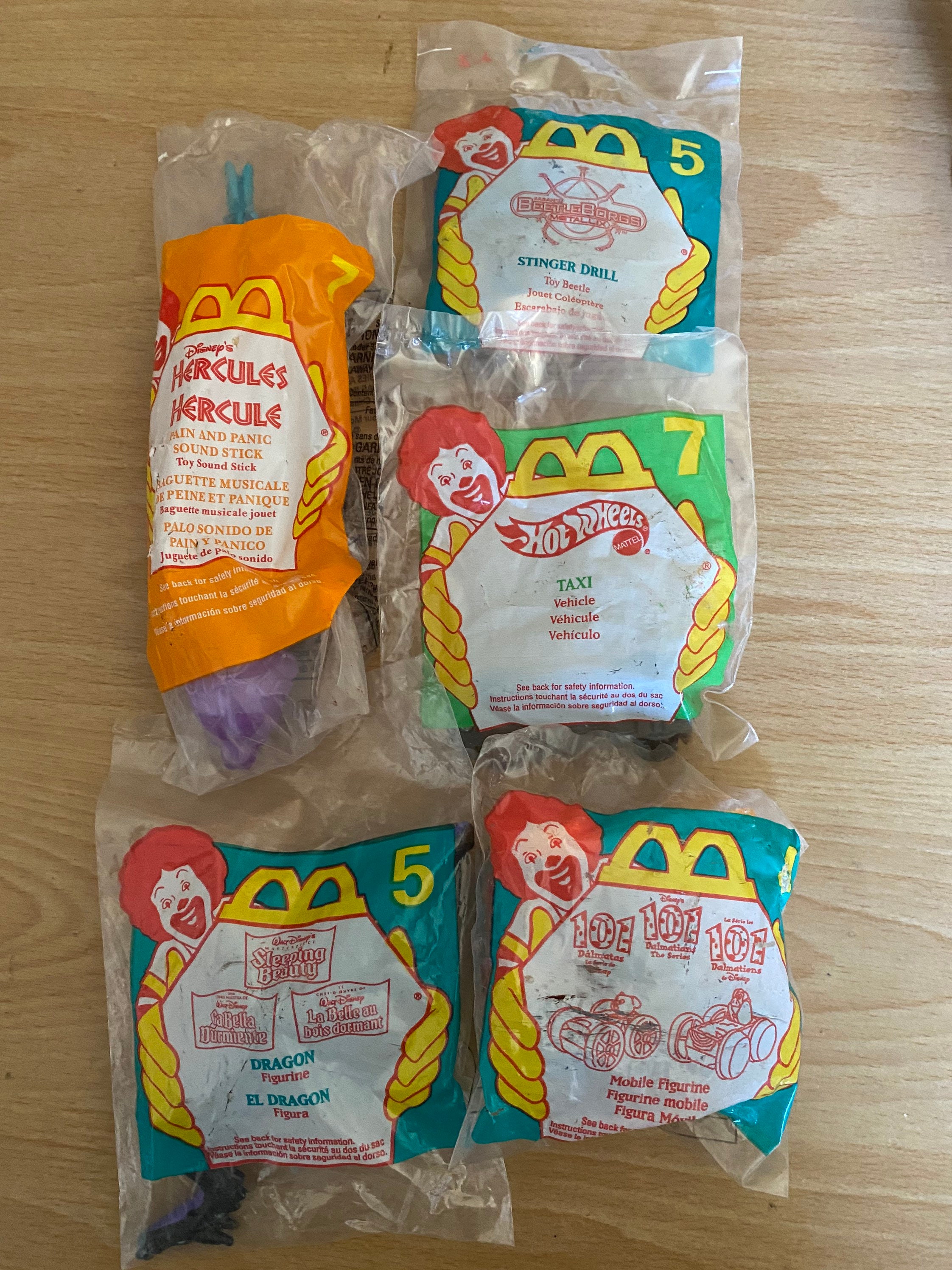 1996 & 1997 Mcdonalds Happy Meal Toys Hercules Beetle Borgs - Etsy