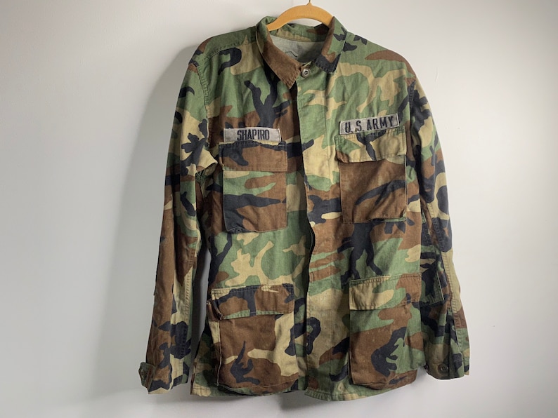Authentic Vietnam Era US ARMY Camo Military Issued Combat Jacket / Coat ...