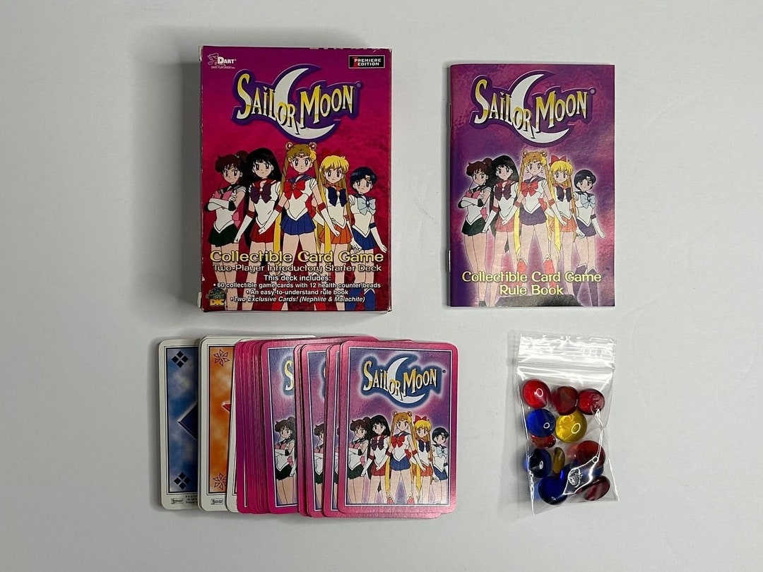 Vtg Sailor Moon Collectible Card Game Stater Pack, has Flaw Read ...
