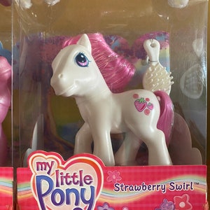 My Little Pony Serendipity & Strawberry Swirl G3 NIB 2003 MLP Two Pack ...