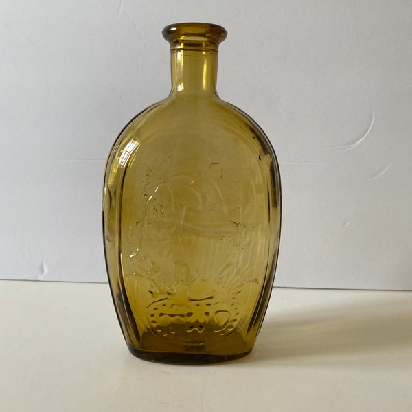 Yellow Glass Bottle - Etsy