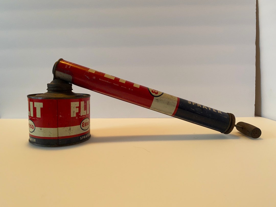 Vtg Esso Flit Aluminum Bug Sprayer / Vintage Soldier Logo - Etsy
