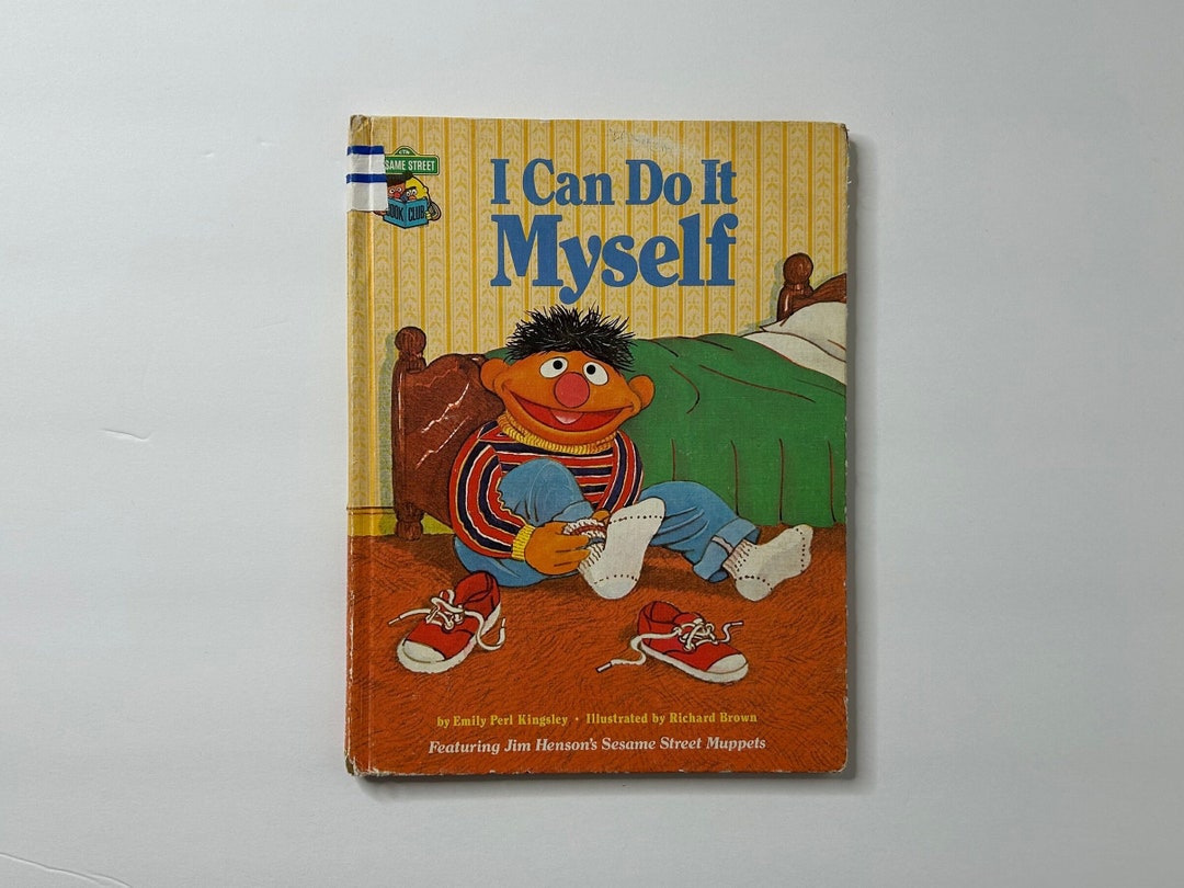 Vintage Sesame St - I Can Do It Myself Hardcover Book, 1980 / 1980s ...