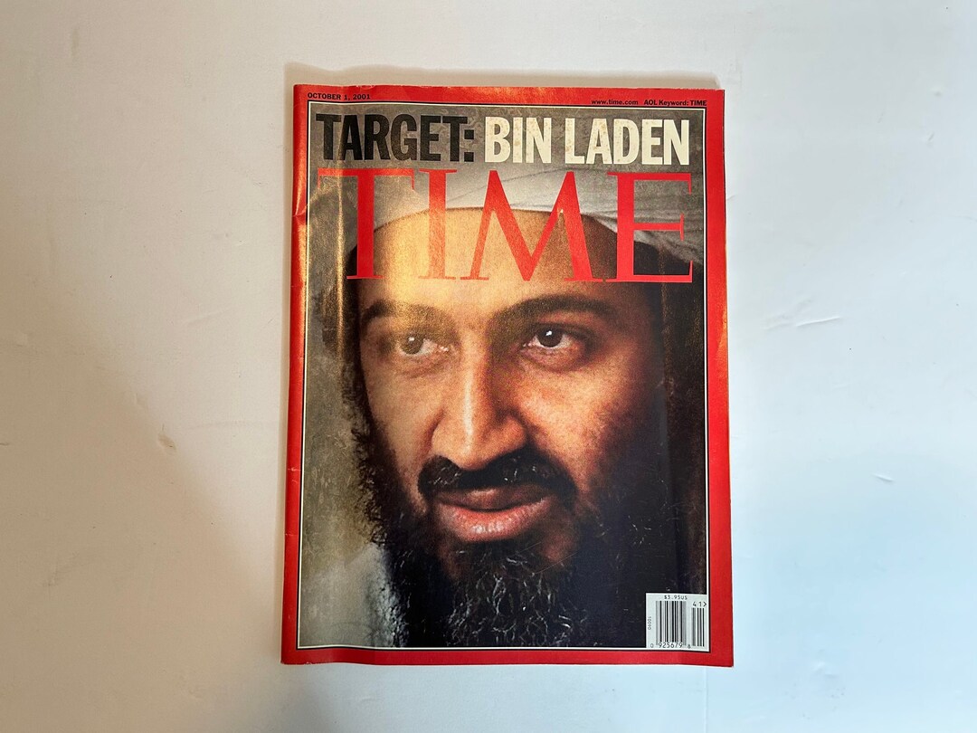 Time Magazine October 1, 2001 / Osama Bid Laden / Vtg Magazines ...
