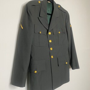 US Army Service Uniform Coat / Green Dress Blazer / Military Jacket ...