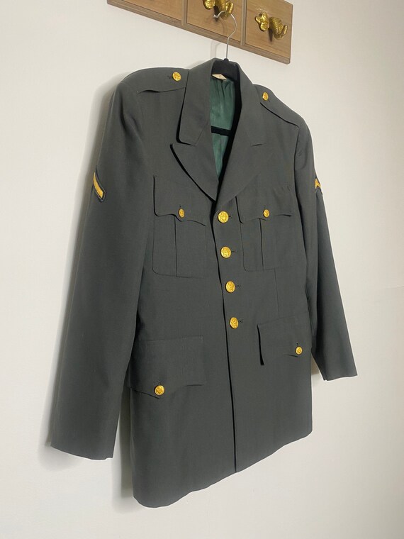 US Army service uniform coat / green dress blazer / … - Gem