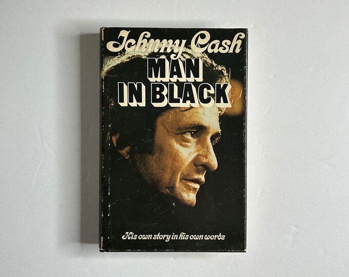 Man in Black, Johnny Cash Autobiography, Hardcover Copyright 1975 ...