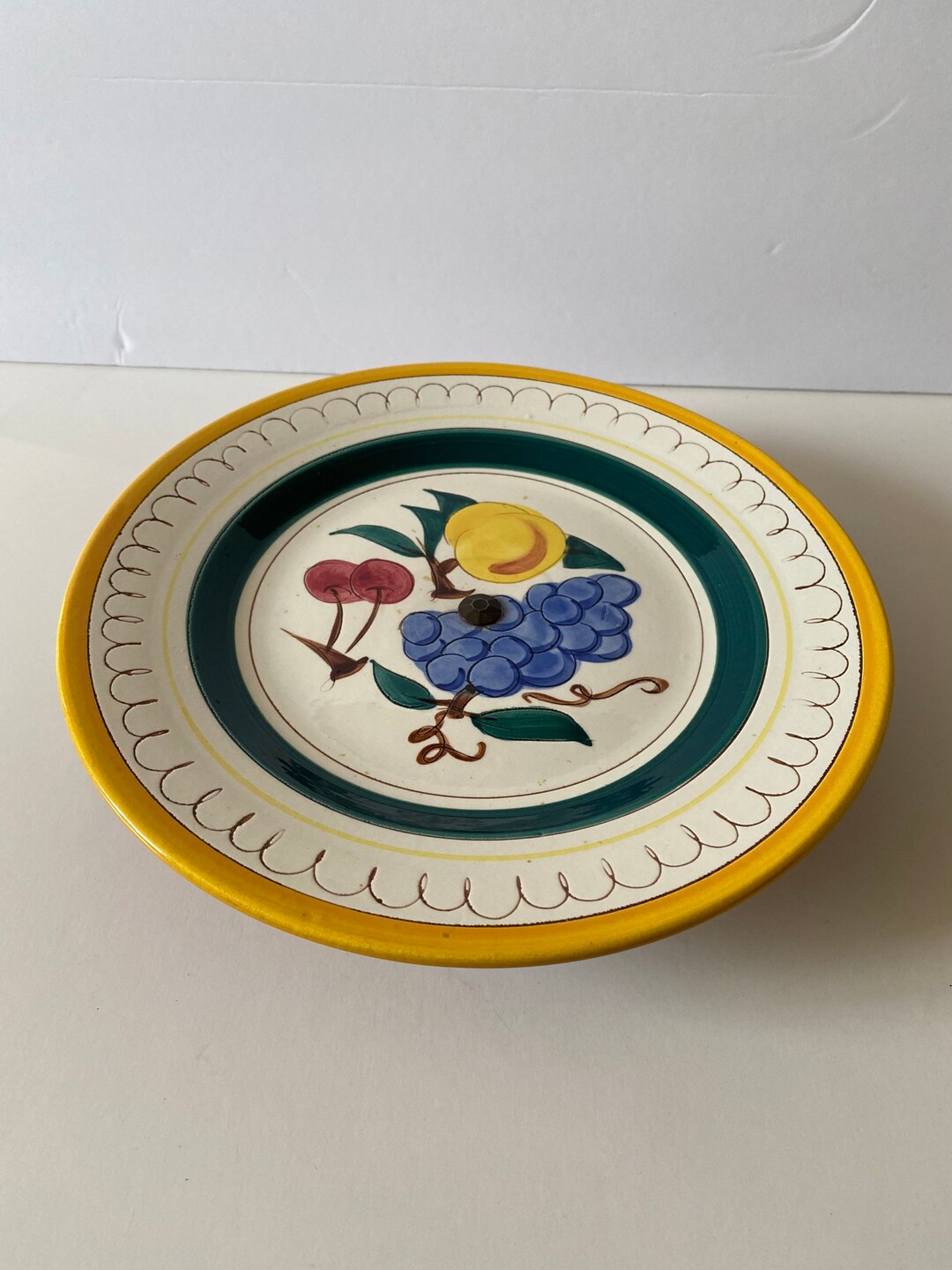 Stangl Pottery Fruit Lazy Susan Pedestal Dish - Etsy