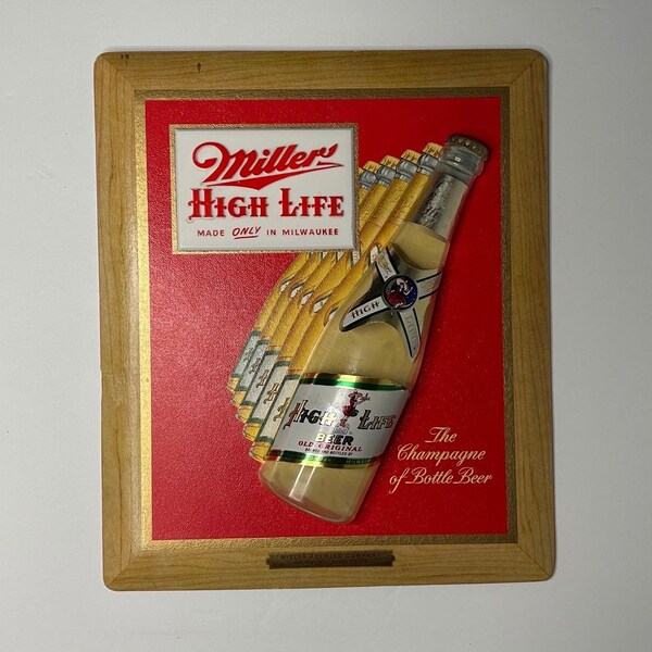 Miller High Life - Etsy