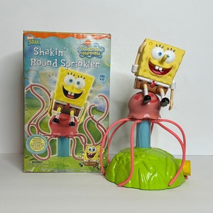 Vtg Spongebob Squarepants Water Sprinkler / Shakin Round Sprinkler ...