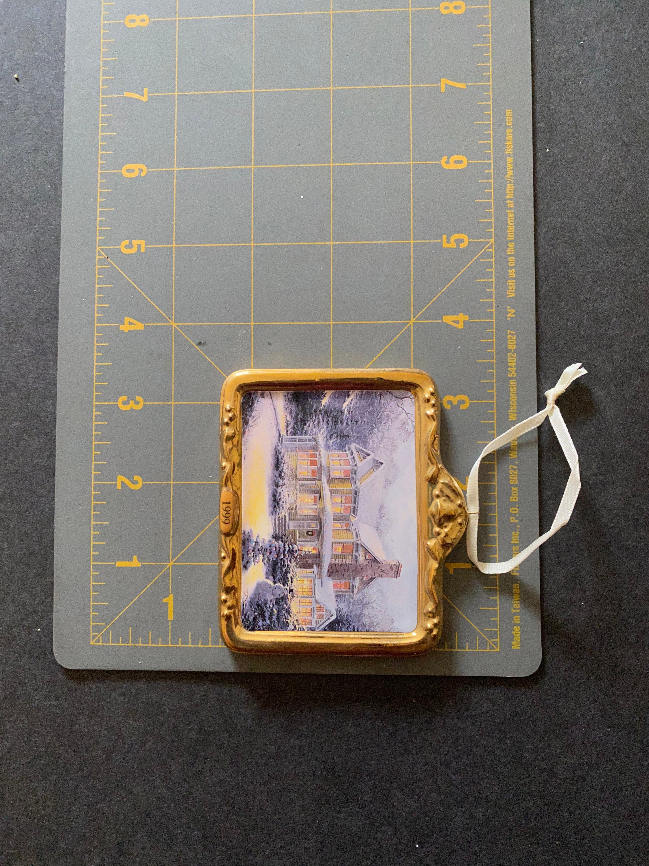 1999 Thomas Kinkade Hallmark Keepsake Ornament Victorian - Etsy