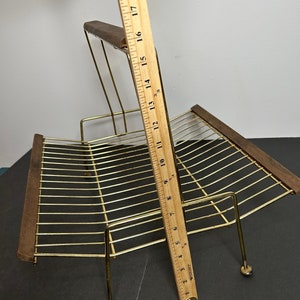 Vintage Magazine Rack / Mid Century Magazine Holder / MCM Decor - Etsy