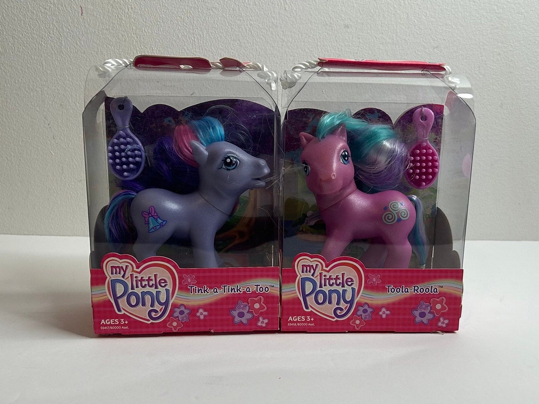 My Little Pony Tink-a-tink-a-too & Toola-roola G3 NIB 2003 MLP Two Pack ...