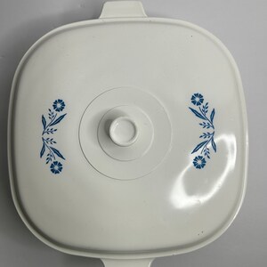 Vtg Blue Cornflower Corningware Pyrocream Casserole Dish With Lid ...