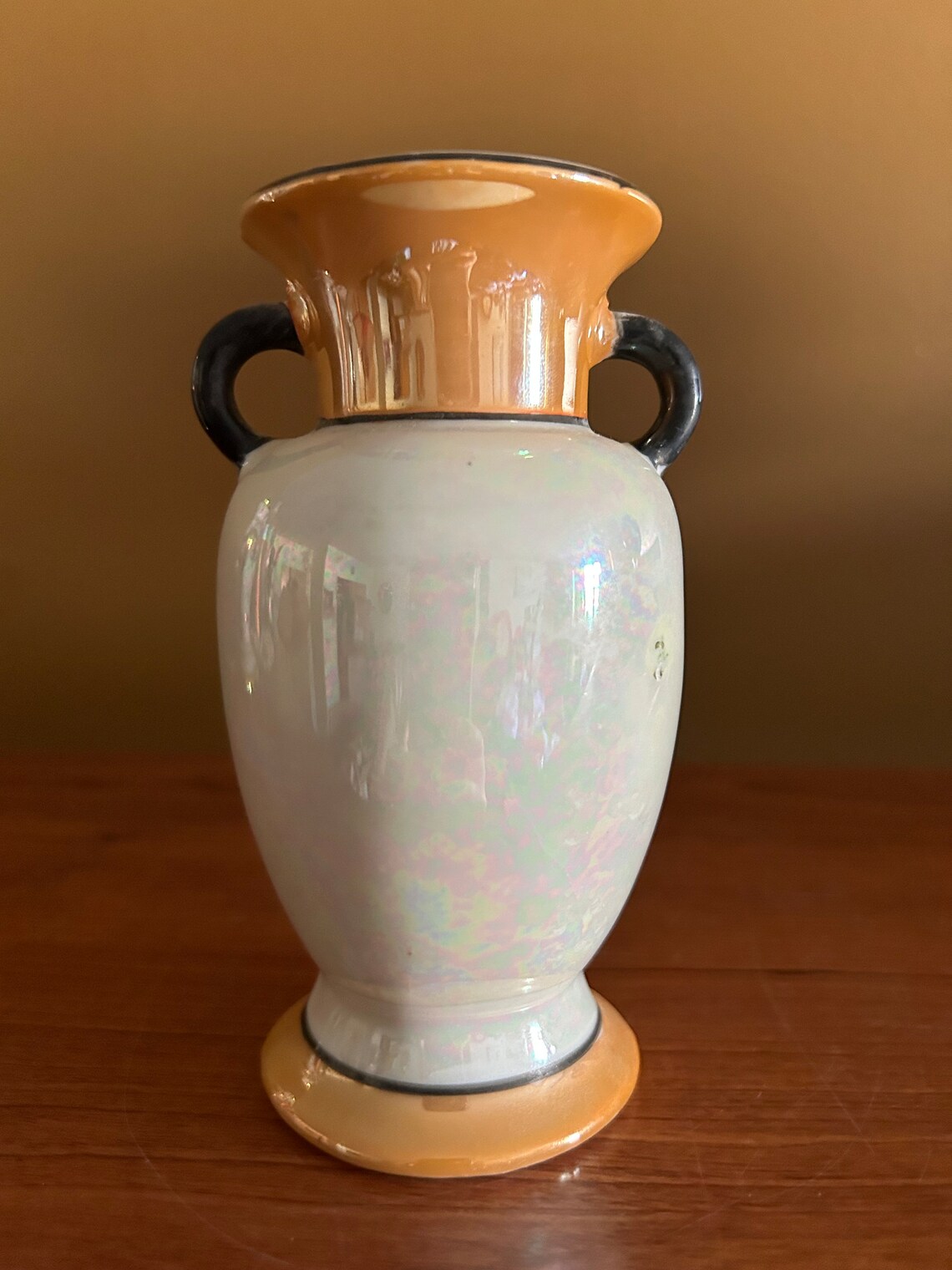 Vintage Japanese Lusterware 5.5” Bud Vase / Small Urn Vase / Made in ...
