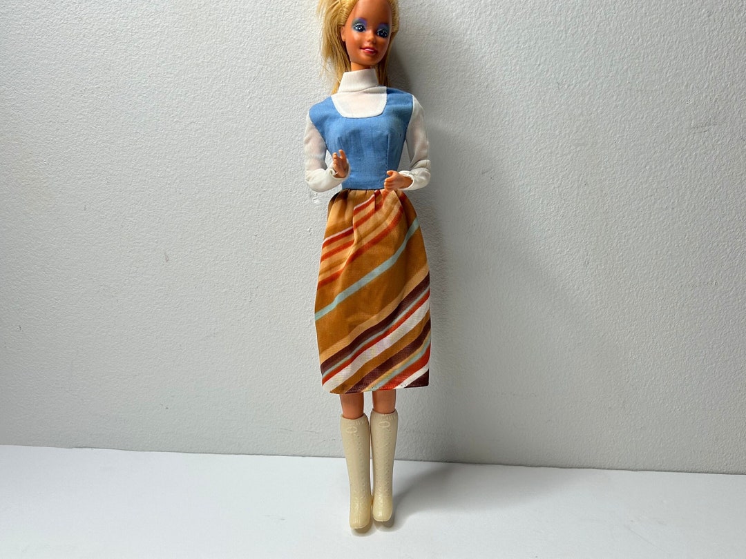 1977 Barbie 9622 Striped Dress Has Flaws / Best Buy Fashions / 1970s ...