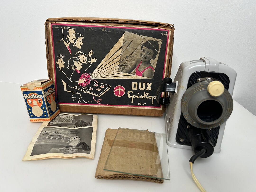 Vtg 1960s Dux Episkop Bakelite Projector With Extra Bulb - Etsy