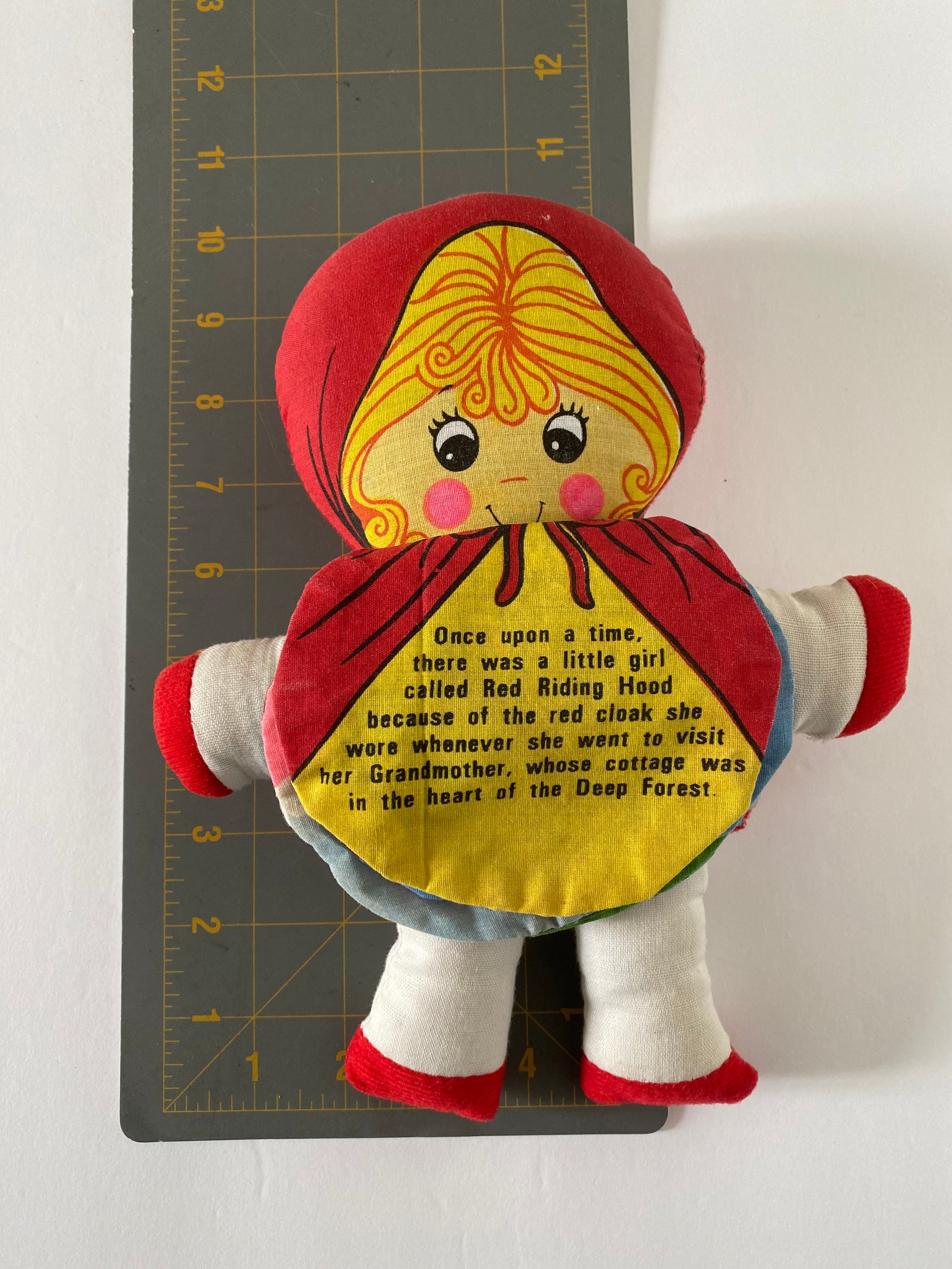 Vintage Little Red Riding Hood Flip Story Doll / Fairy Tale - Etsy