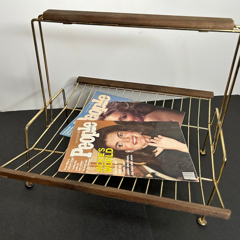 Vintage Magazine Rack - Etsy