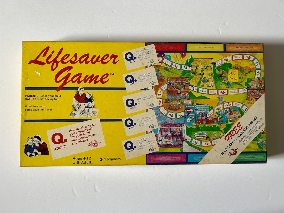 Lifesaver Game 1985, Ungame Co, Child's Safety Game, Children's Game ...