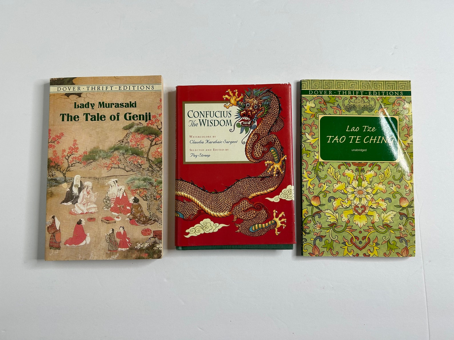 Vtg Prose & Proverbs Books (3) / the Tale of Genji / Tao Te Ching ...