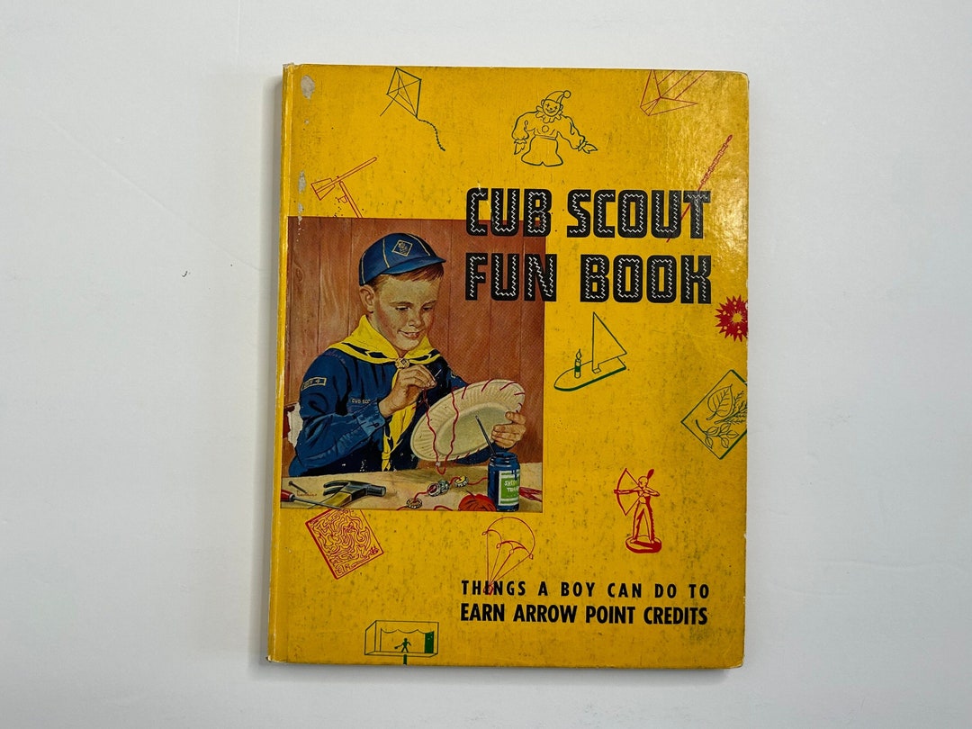 Cub Scout Fun Book, 1959 Hardcover / Vintage 1950s Book / Vtg Books / 50s Boy Scouts of America ...