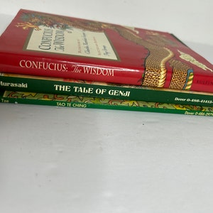Vtg Prose & Proverbs Books (3) / the Tale of Genji / Tao Te Ching ...