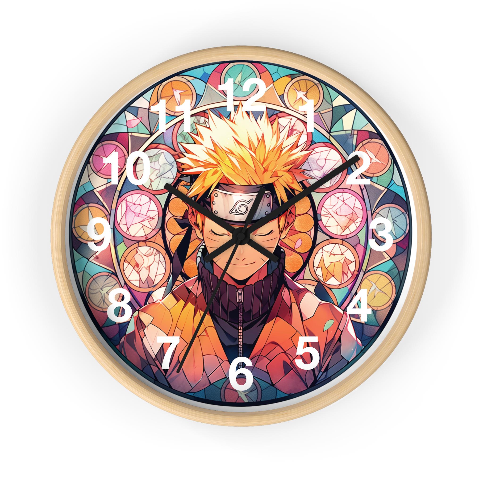 Anime Wall Clock Naruto, Japanese Anime Clock, Manga Decor, Otaku Gift ...