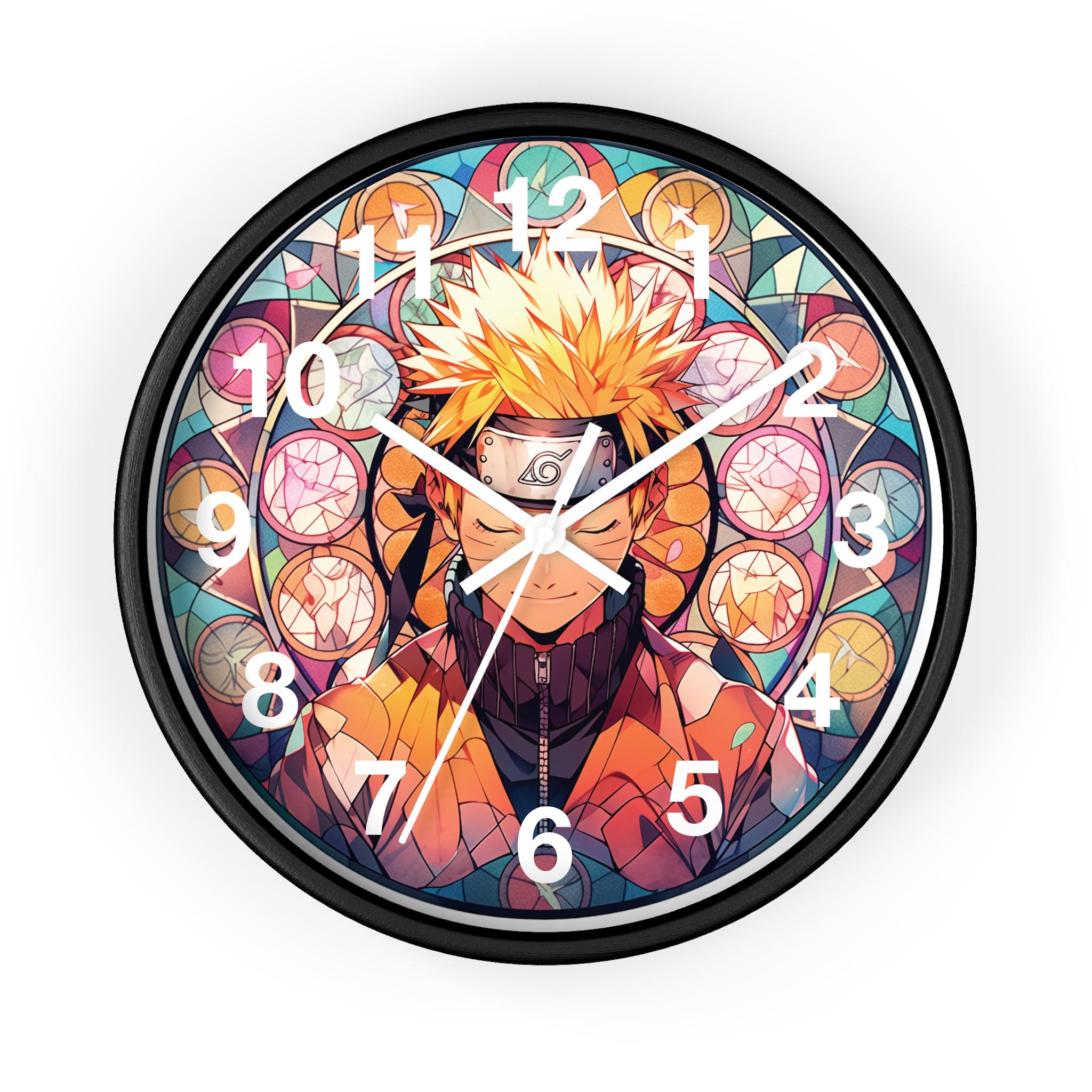 Anime Wall Clock Naruto, Japanese Anime Clock, Manga Decor, Otaku Gift ...