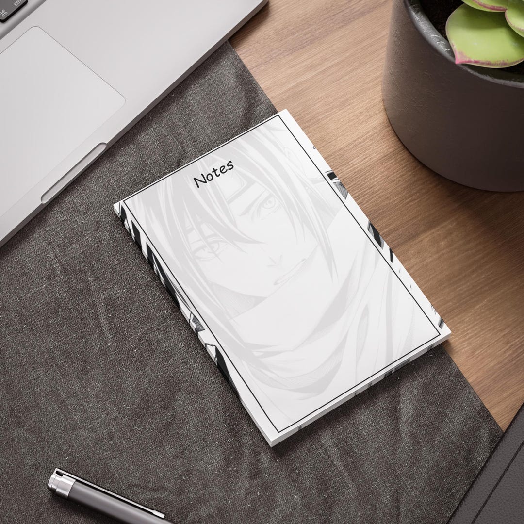 Anime Ninja Post-it Note Pad, Sticky Notes, Memo Pad for School and ...
