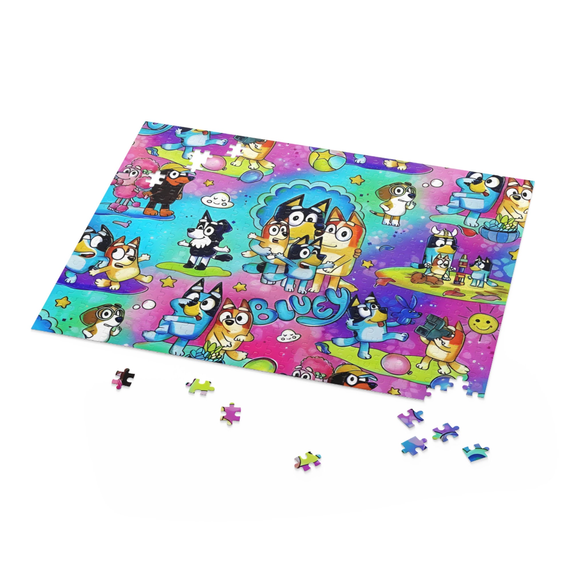 Bluey Puzzle - Etsy