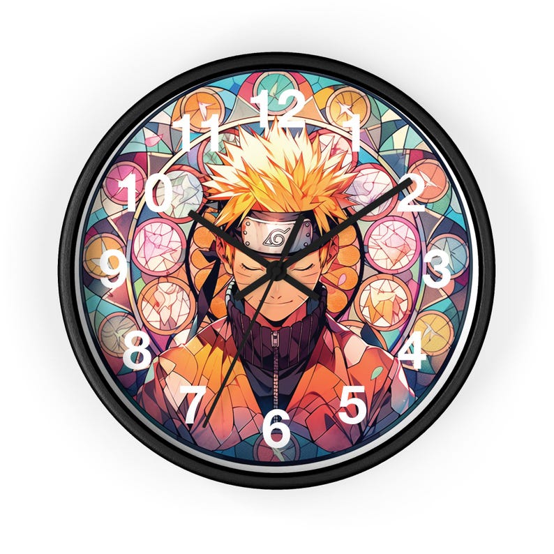 Anime Wall Clock Naruto, Japanese Anime Clock, Manga Decor, Otaku Gift ...