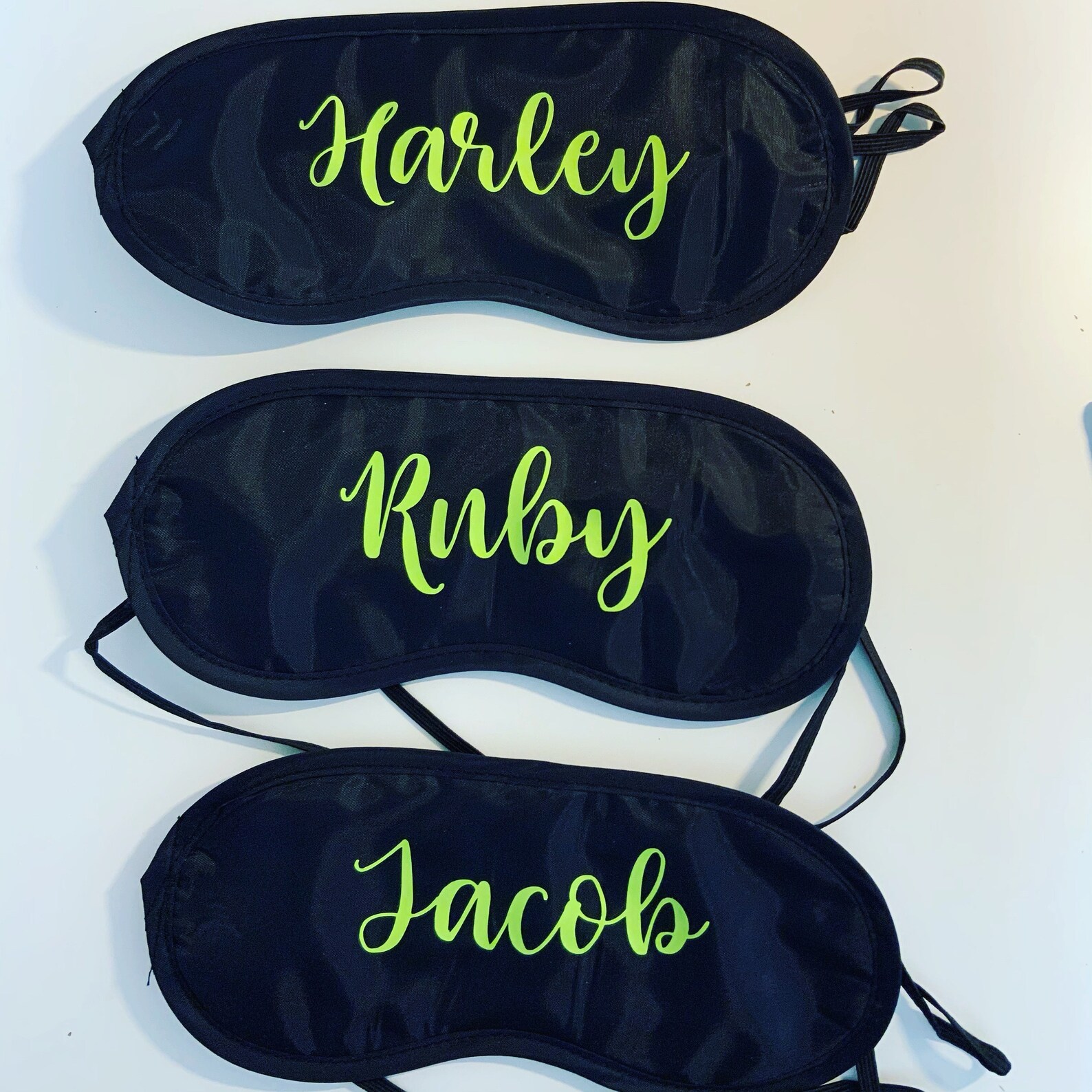 Personalised Sleep Mask. Eye Masks. Great for Sleepover Slumber Parties ...