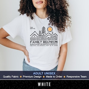 Family Reunion Shirt, Vintage Personalized, Reunion Party Shirt ...